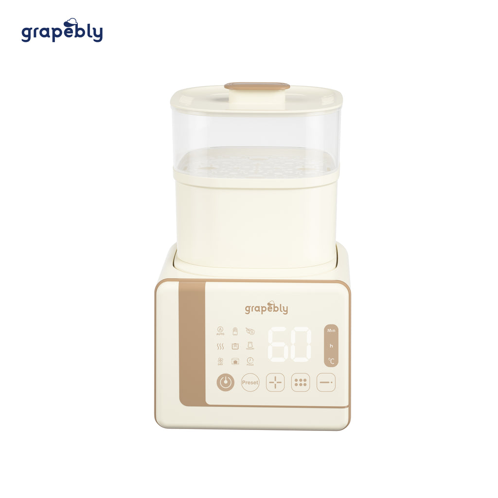Grapebly 10 In 1 Smart Baby Bottle Sterilizer | Steam Sterilizer, Bott