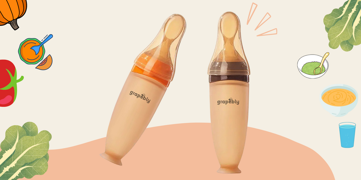 Grapebly Silicone Baby Food Feeder